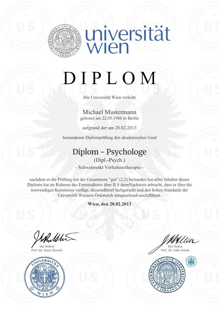 State-Recognized Diplomas Based on School or University Degree